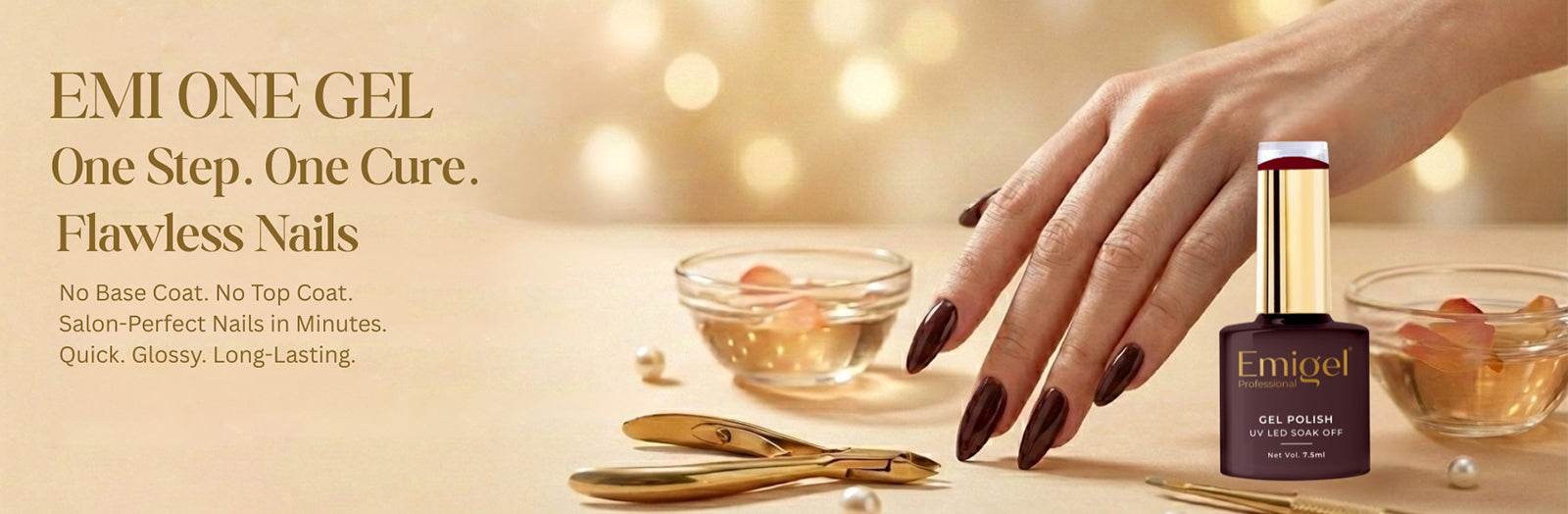 One Step UV Gel Polish – Emigel Professional - Nail Art & Extensions