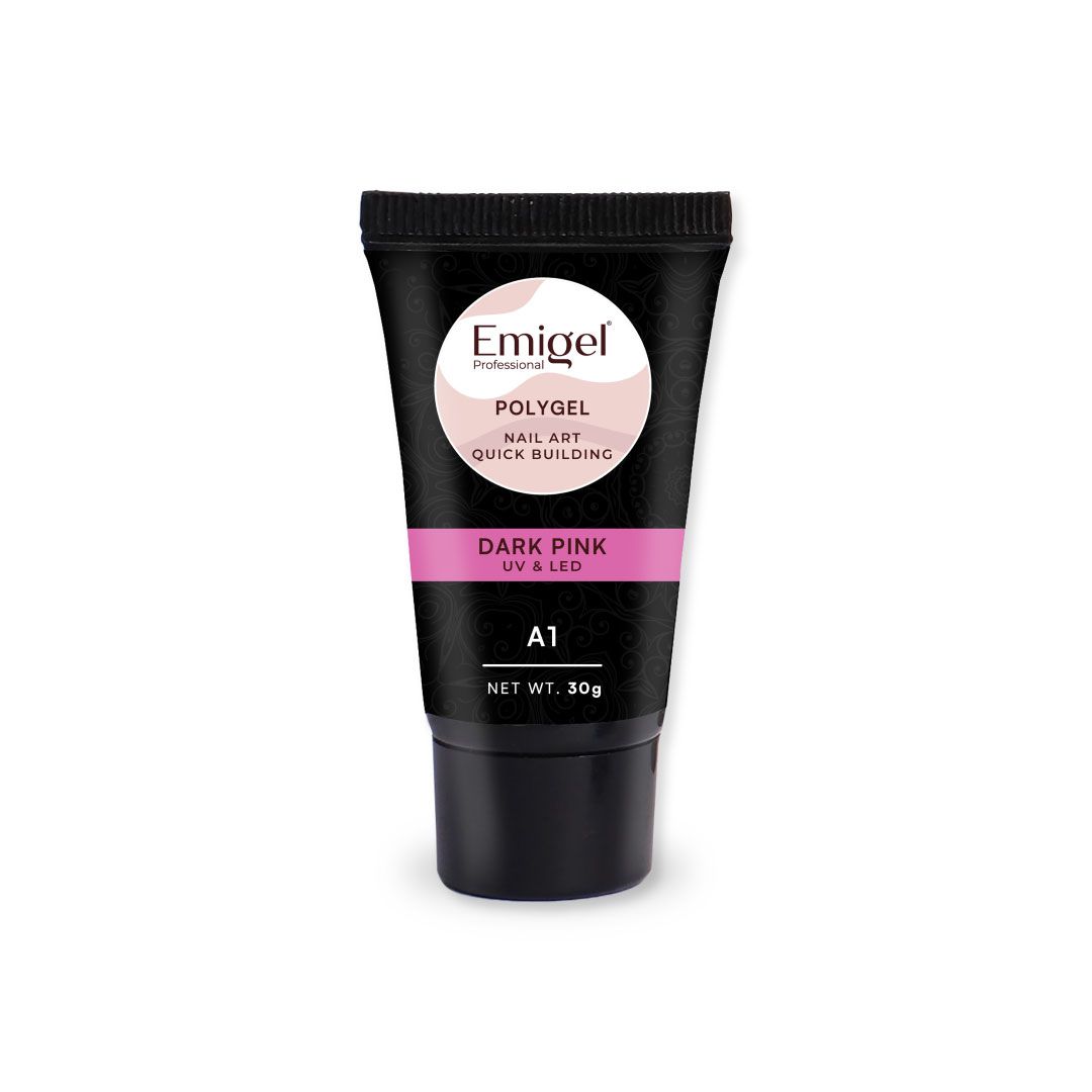 Emigel - Polygel - Dark Pink – Emigel Professional - Nail Art & Extensions